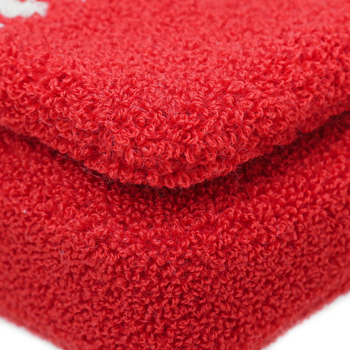 Burberry Red Terry Cloth Mini Lola Chain Bag – THE CLOSET