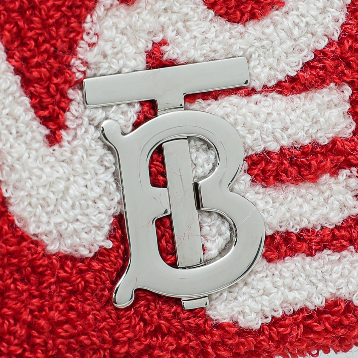 Burberry Red Terry Cloth Mini Lola Chain Bag – THE CLOSET