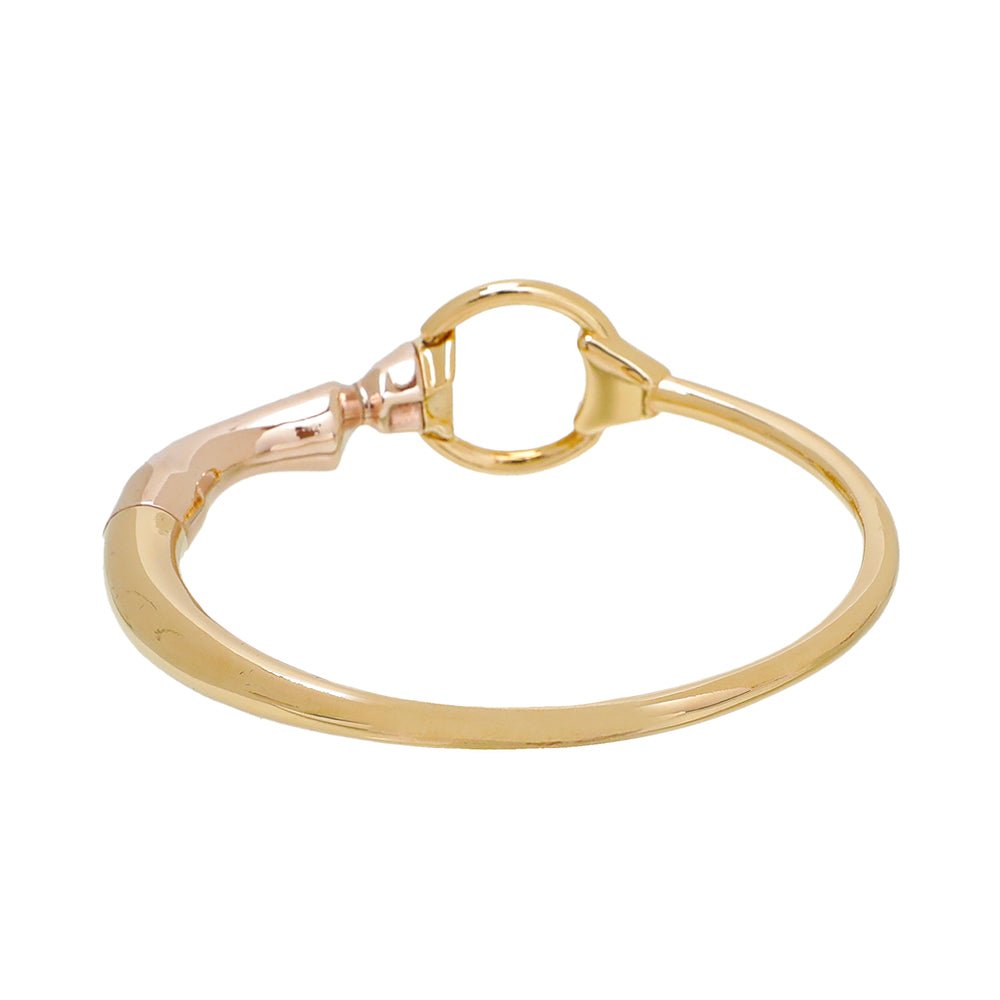 Burberry Yellow/Rose Gold Finish Horse Hoof Bracelet – THE CLOSET