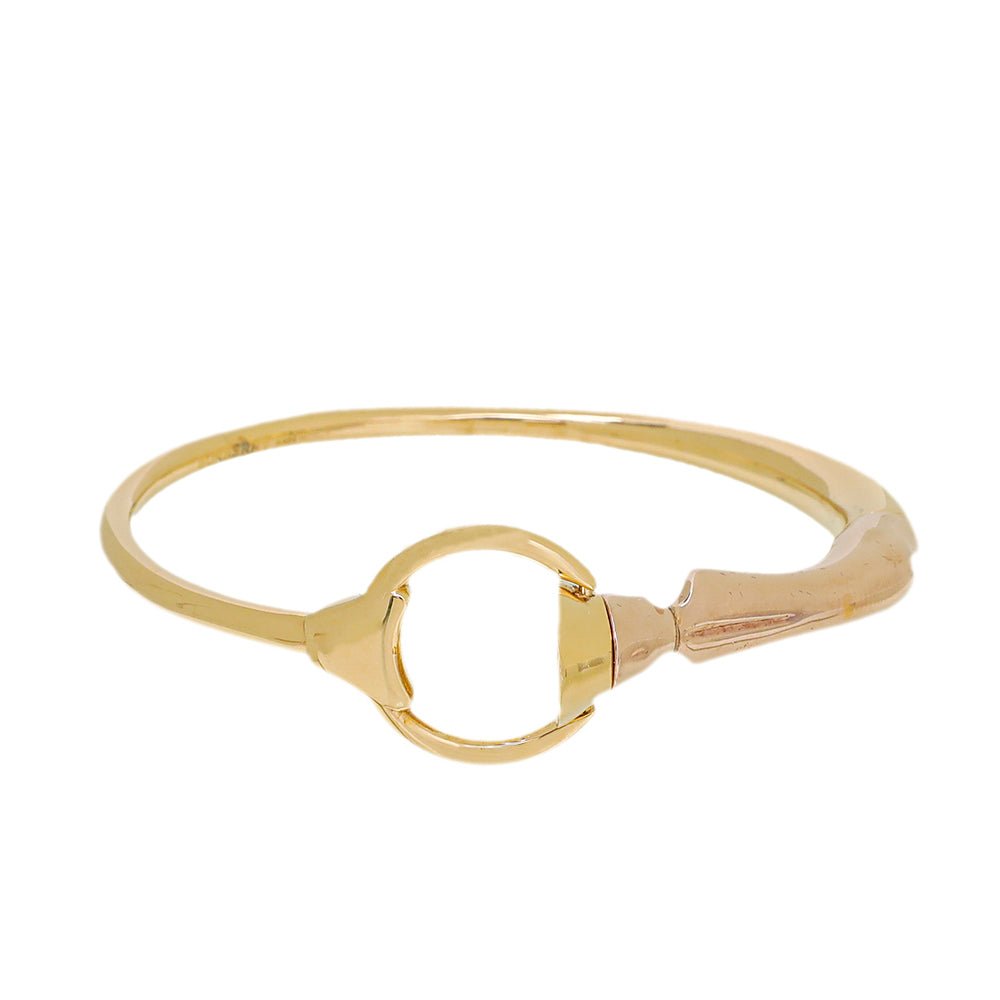 Burberry Yellow/Rose Gold Finish Horse Hoof Bracelet – THE CLOSET