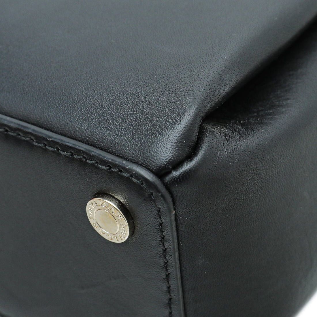 Bvlgari Black Serpenti Viper Mini Top Handle Chain Bag – THE CLOSET