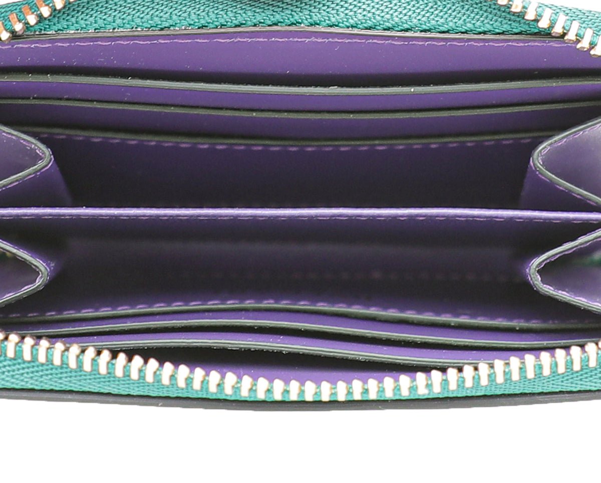 Bvlgari Emerald Green Serpenti Forever Mini Zipped Wallet – THE CLOSET