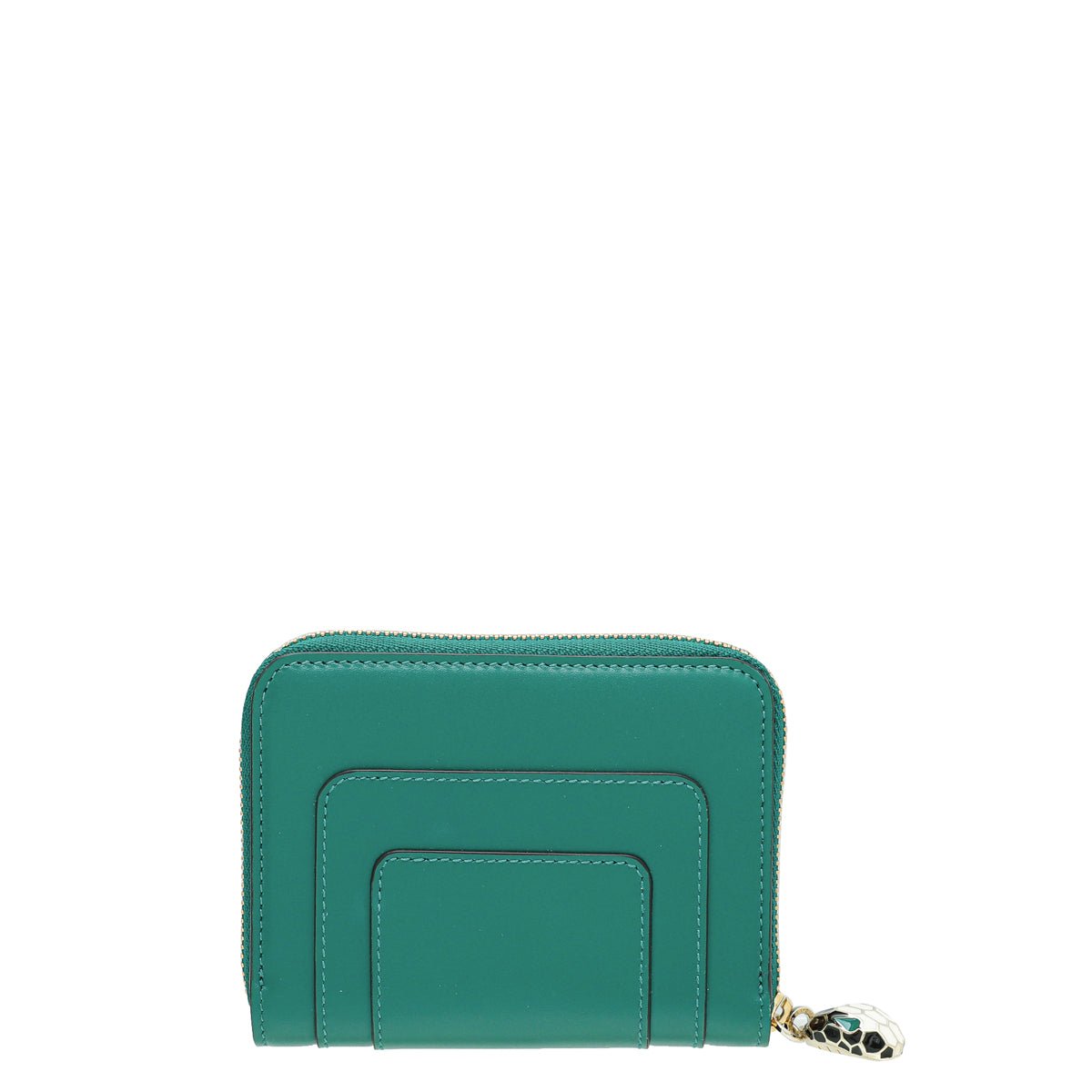 Bvlgari Emerald Green Serpenti Forever Mini Zipped Wallet – THE CLOSET