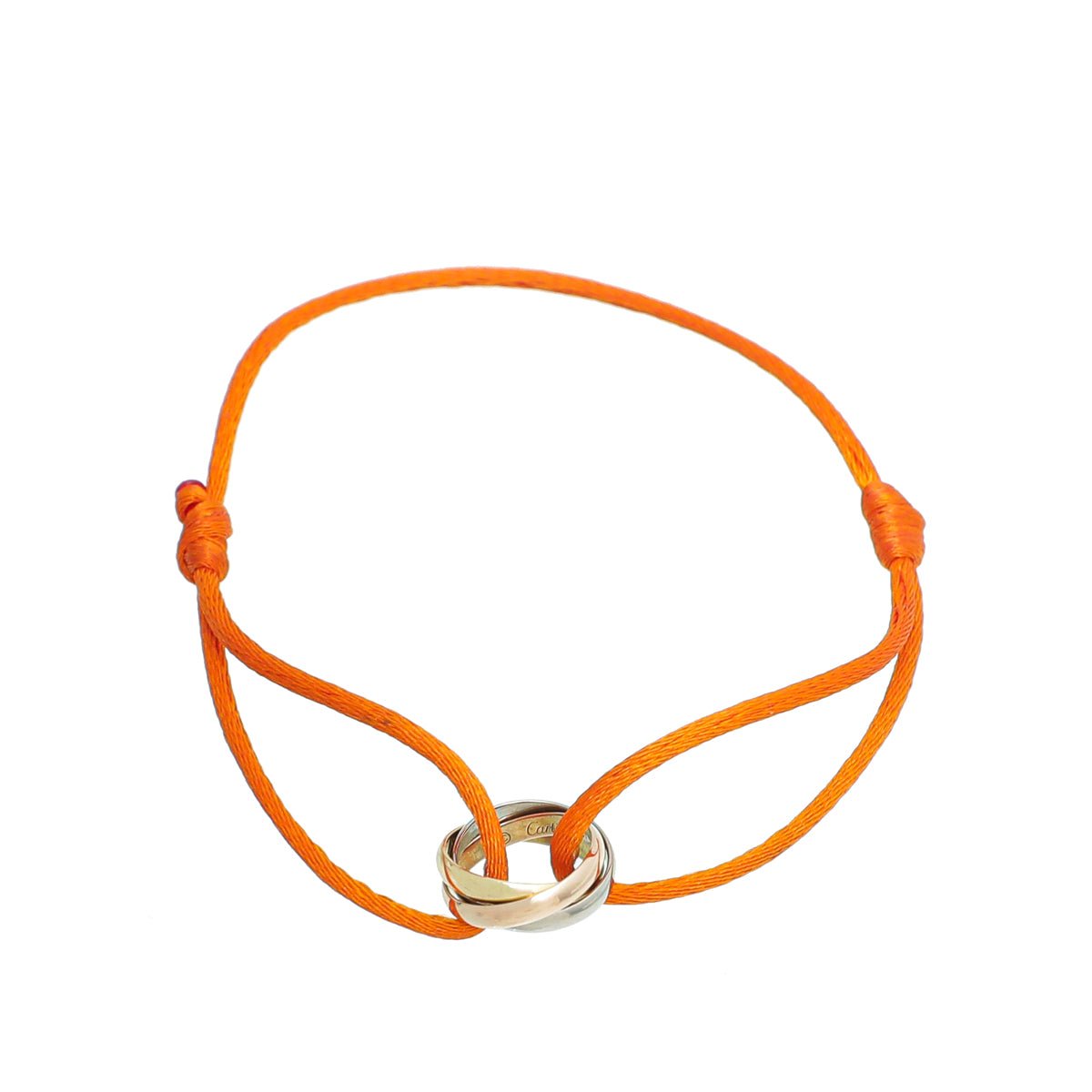 Cartier 18K Trinity Gold Cord Bracelet – THE CLOSET