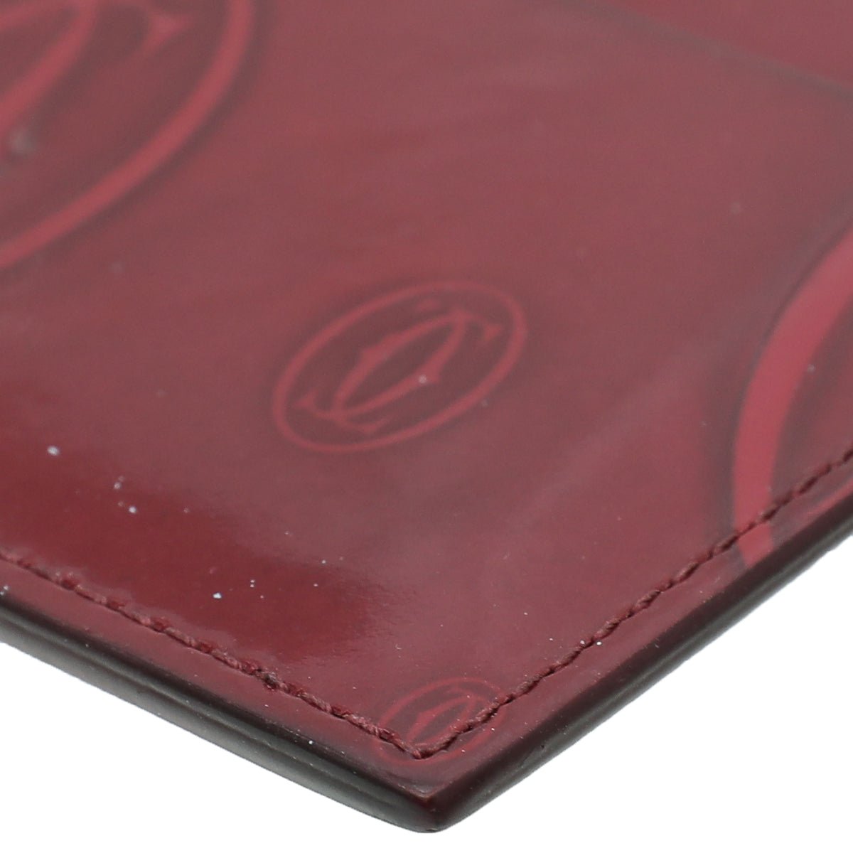 Cartier Burgundy Happy Birthday Single Card Holder – THE CLOSET