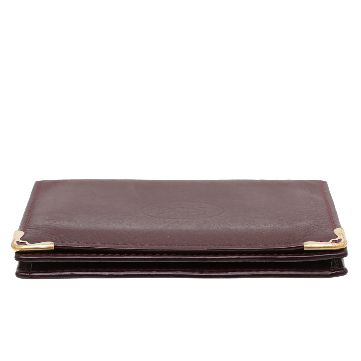 Cartier Burgundy Must De Cartier Business Card Holder – THE CLOSET