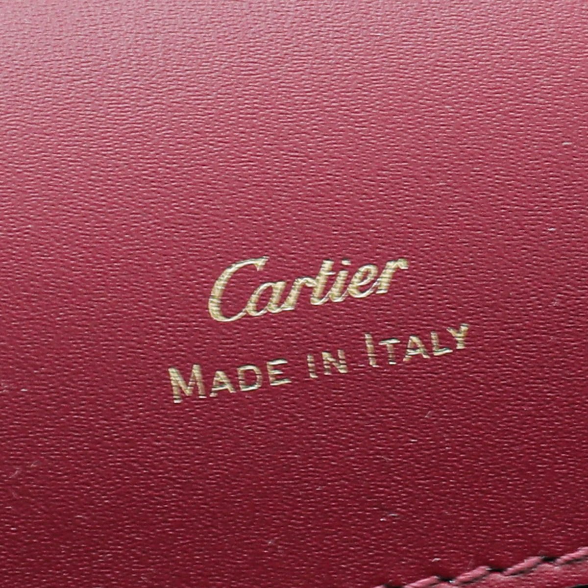 Cartier Cherry Red Double C De Cartier Small Bag – THE CLOSET