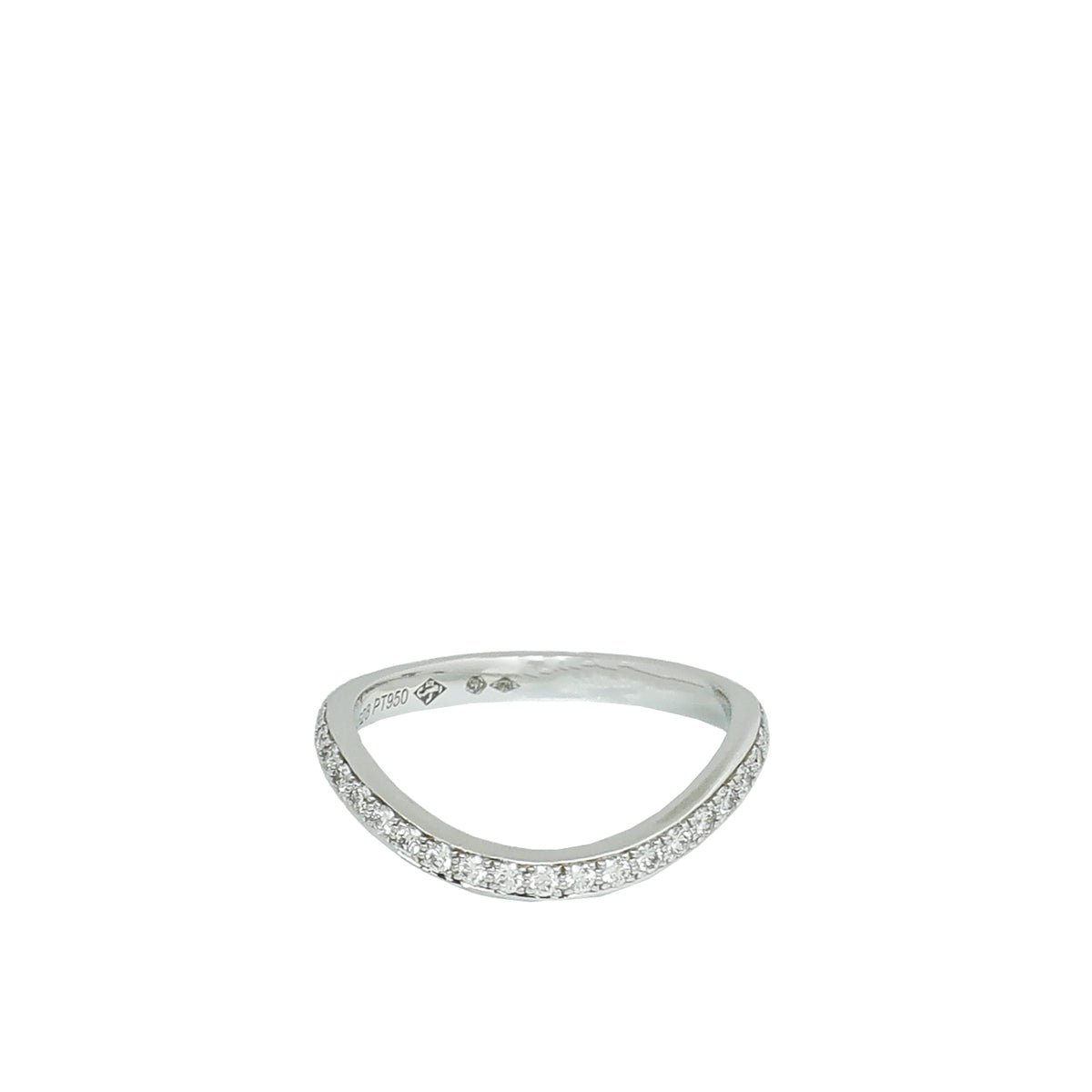 Cartier Diamond Platinum Trinity Ruban Wedding Band Ring 53 – THE CLOSET
