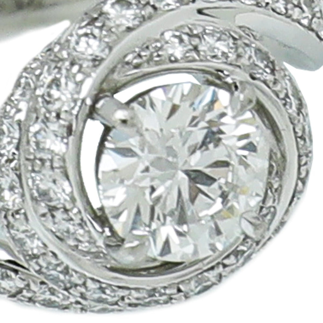 Cartier Trinity Ruban Platinum Solitaire Ring 53 – THE CLOSET