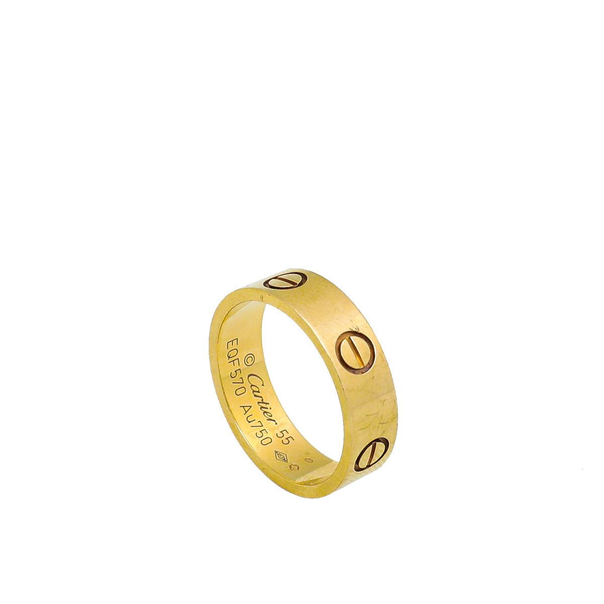 Cartier18K Yellow Gold Love Ring 55 – THE CLOSET