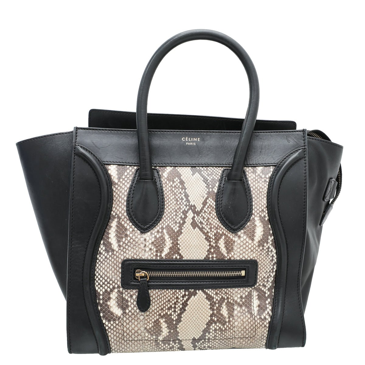 Celine Bicolor Python Mini Luggage Bag – THE CLOSET