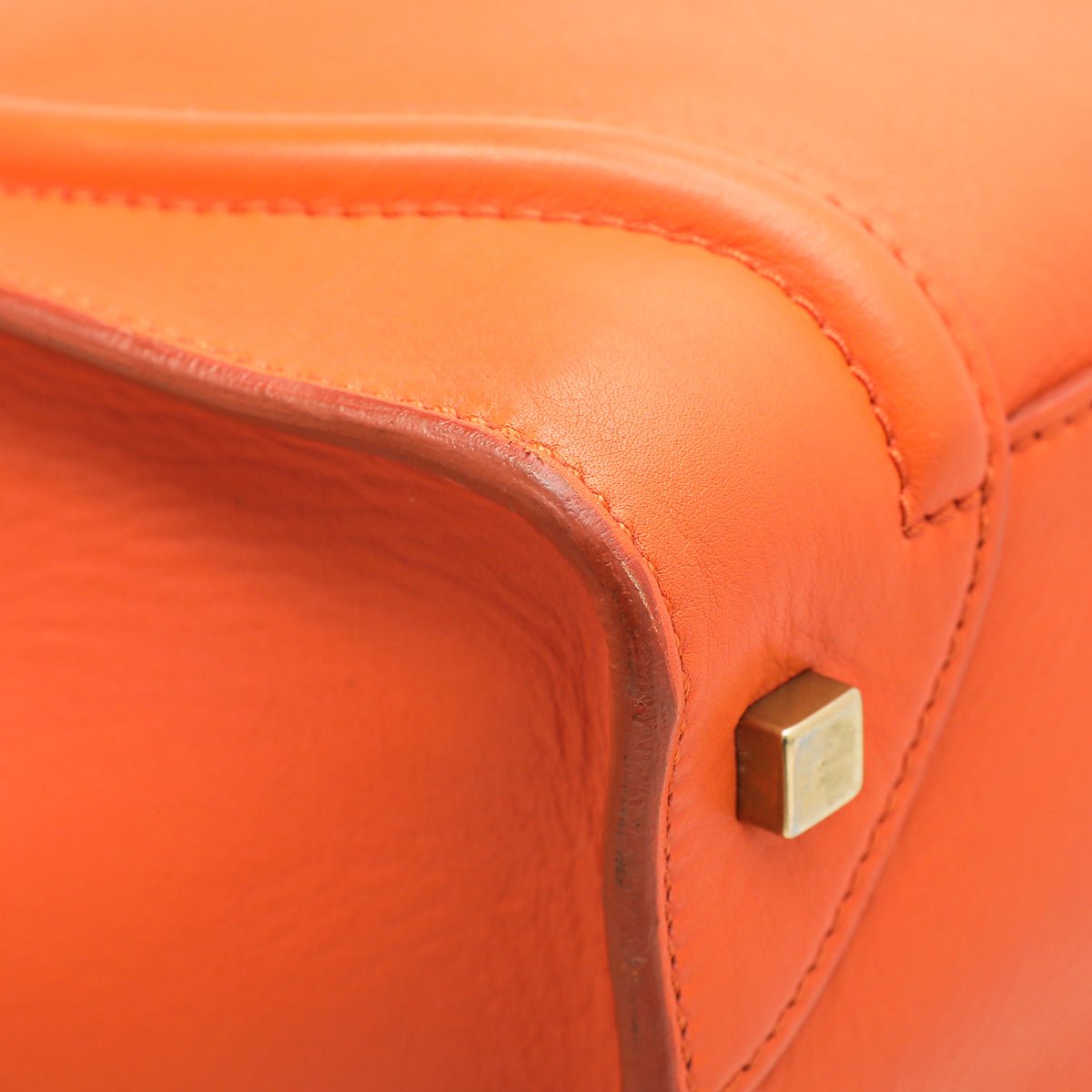 Celine Orange Mini Luggage Bag – THE CLOSET