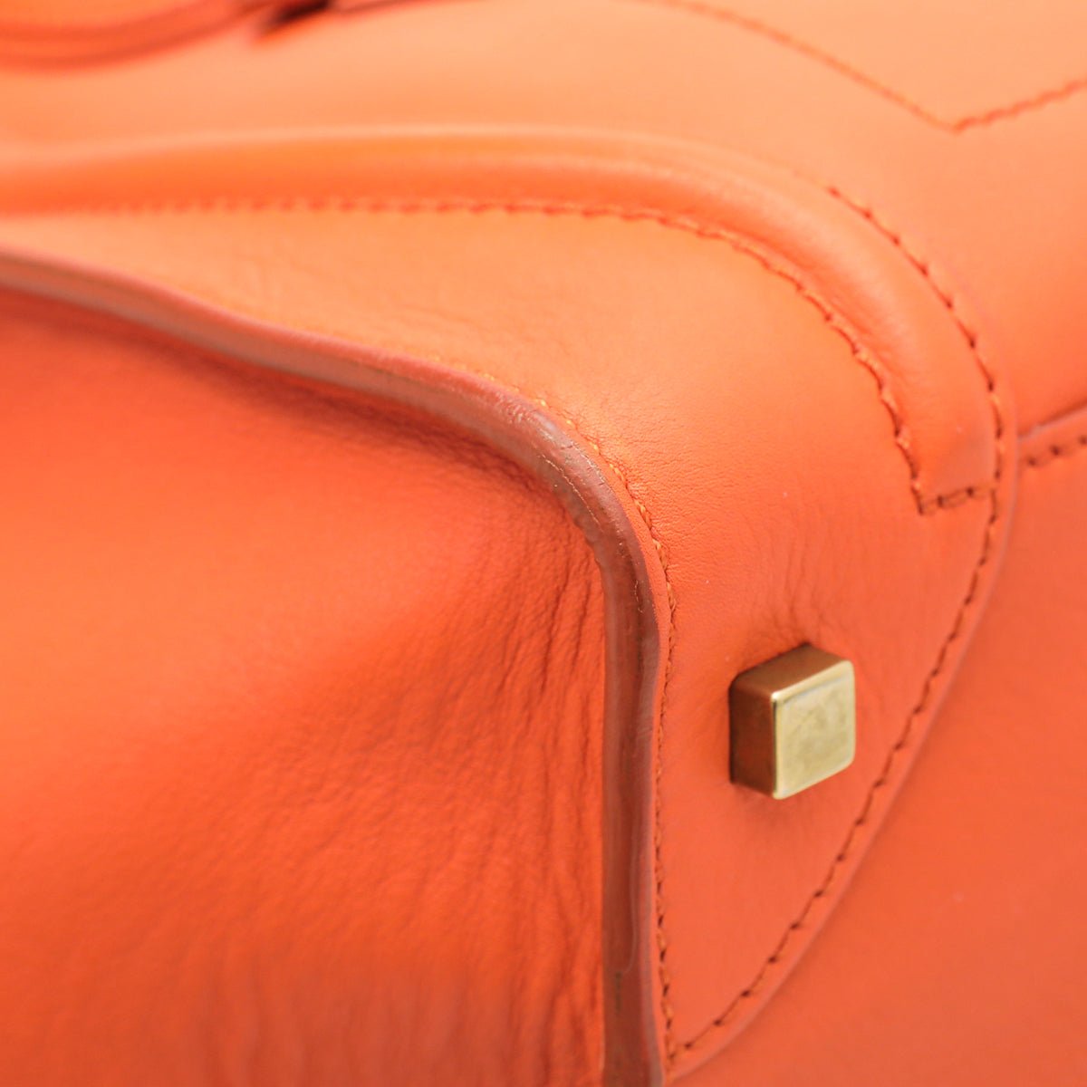 Celine Orange Mini Luggage Bag – THE CLOSET