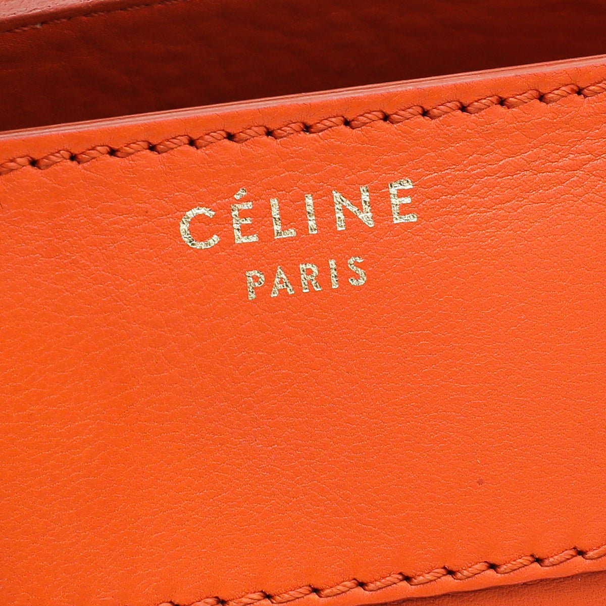 Celine Orange Mini Luggage Bag – THE CLOSET