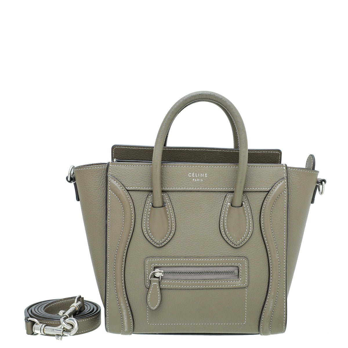 Celine Souris Nano Luggage Drummed Bag – THE CLOSET