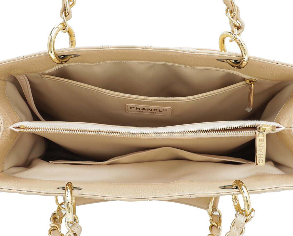 Chanel Beige Grand Shopper Tote (GST) Bag – THE CLOSET