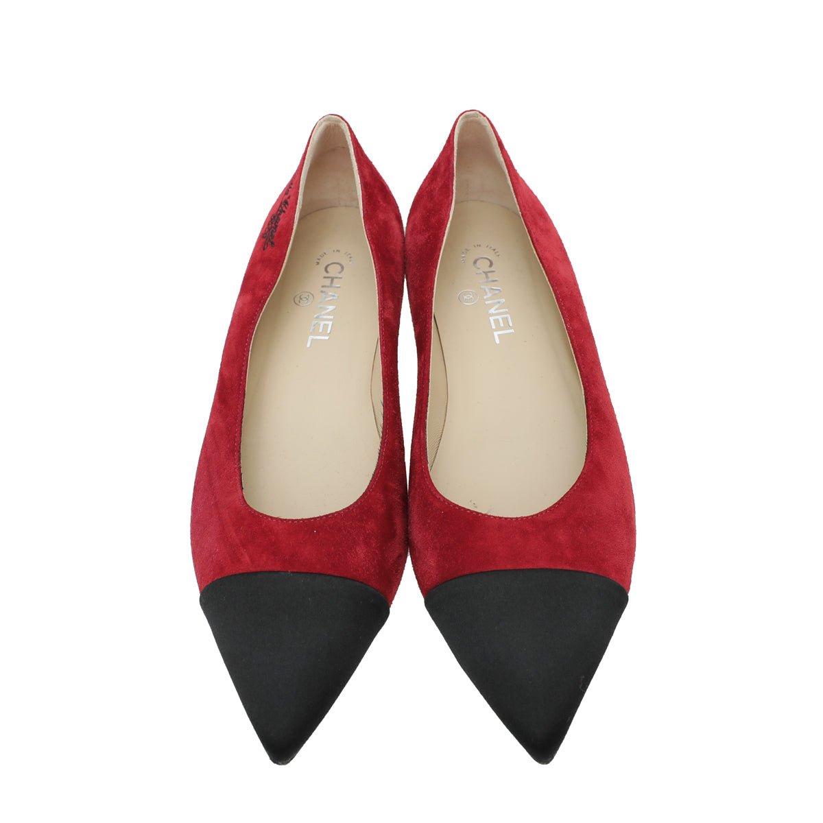 Chanel Bicolor Cap Toe Gabrielle Ballerina Flats 40 – THE CLOSET