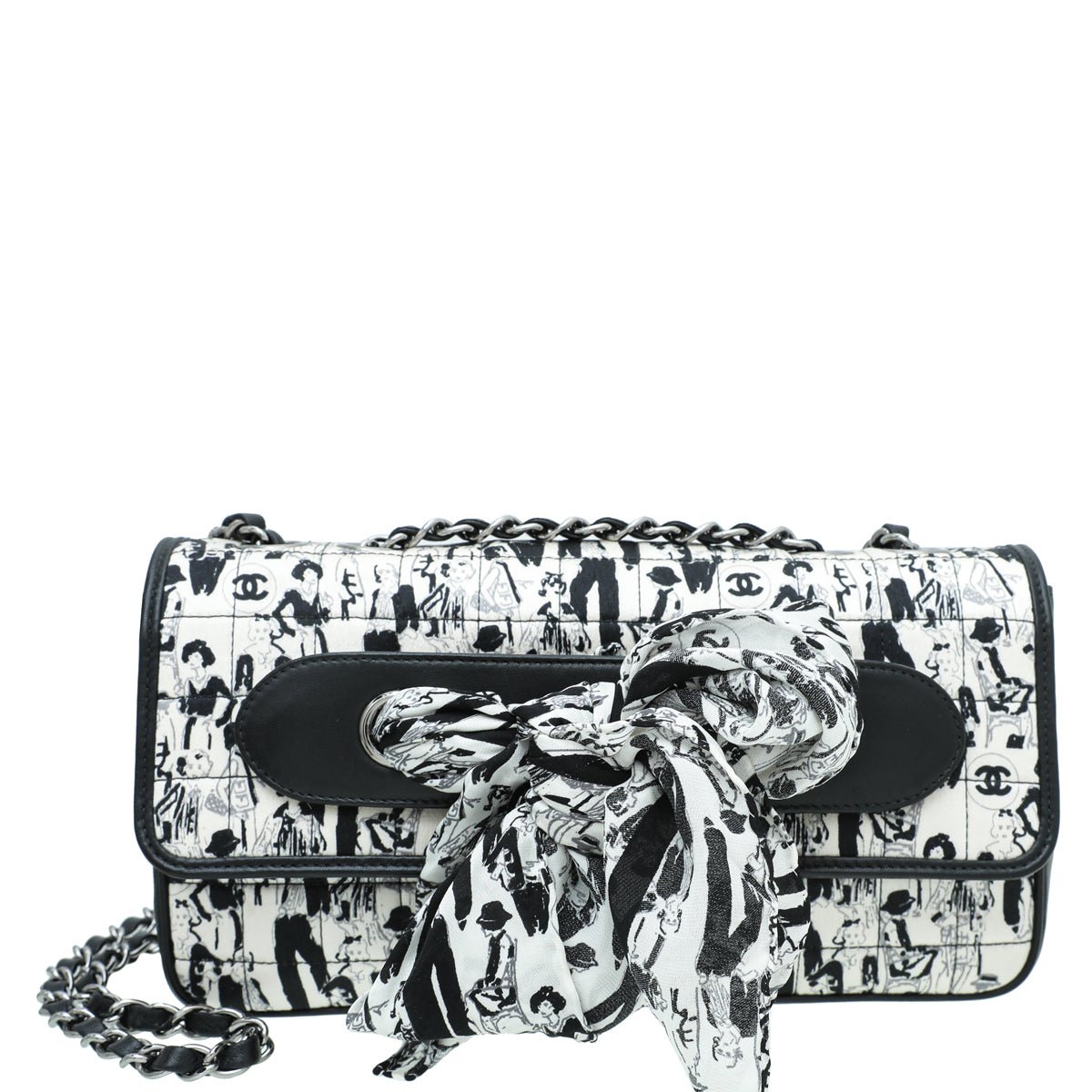 Chanel Bicolor Coco Mademoiselle Scarf Flap Bag – THE CLOSET