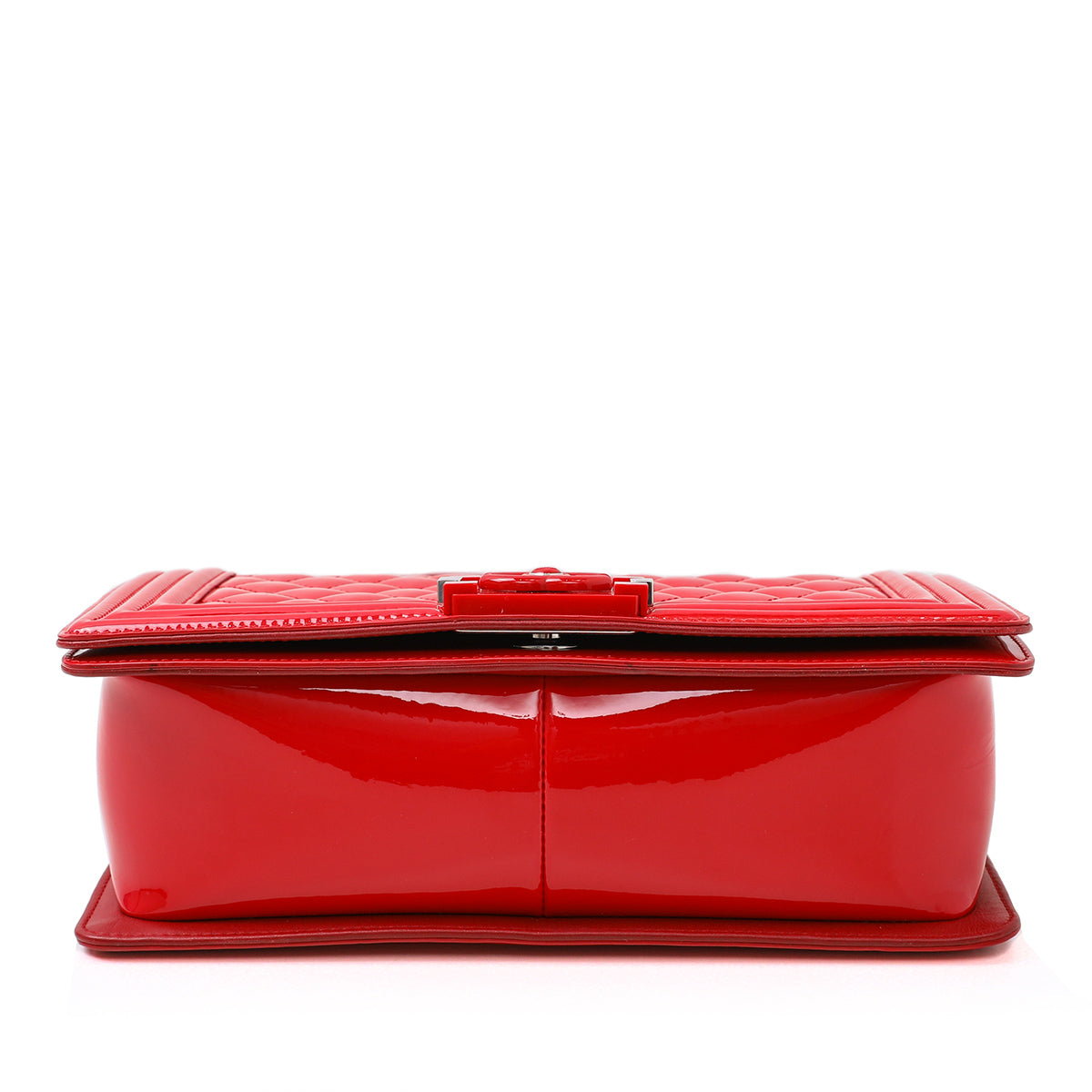 Chanel Red Boy Plexiglass Lock Bag – THE CLOSET