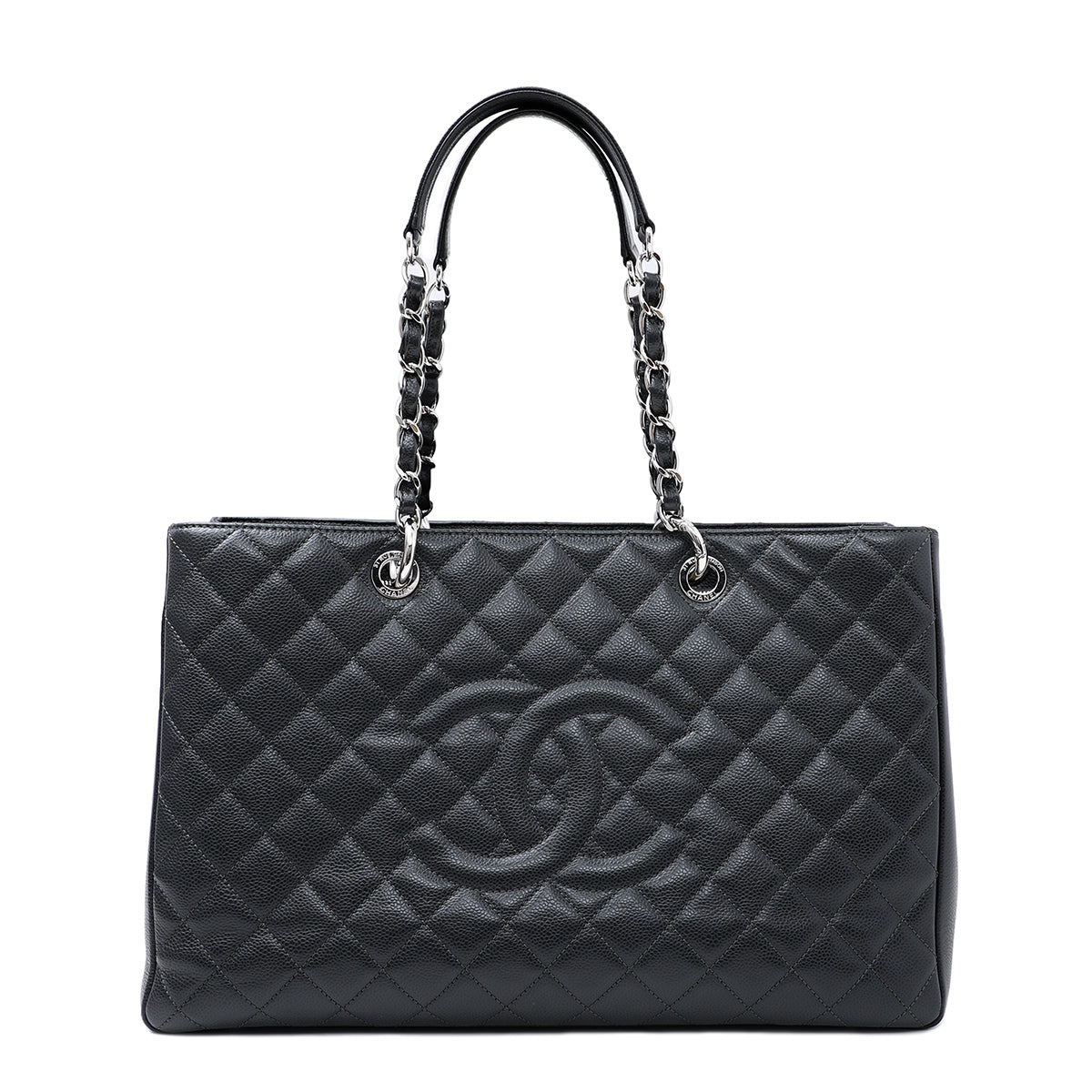 Chanel Charcoal Grey CC Bag XL – THE CLOSET