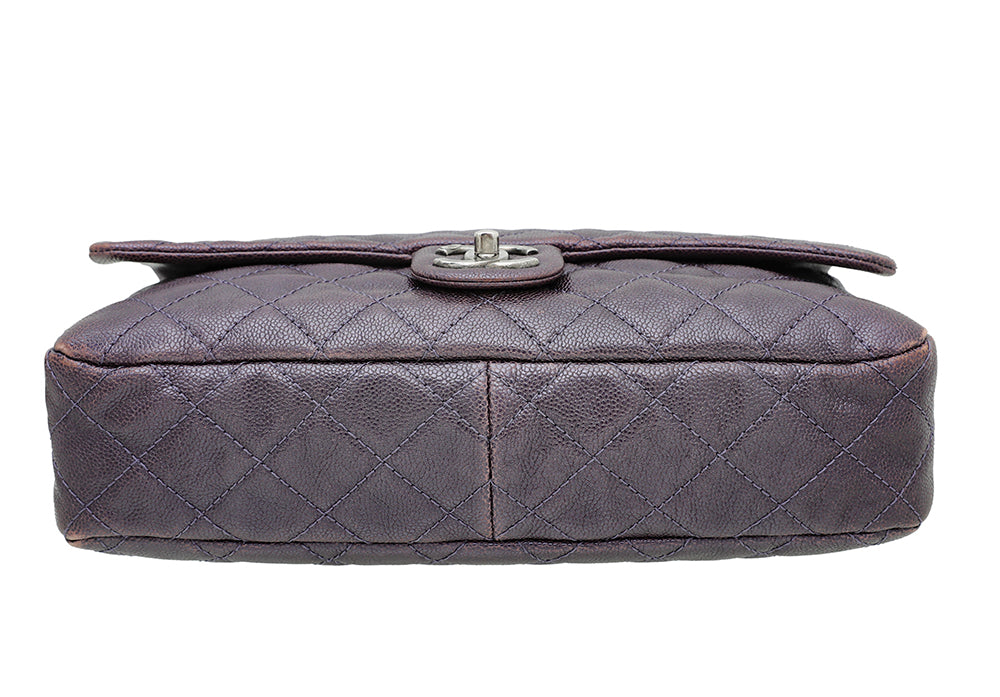 Chanel Violet CC Easy Flap Jumbo Bag – THE CLOSET