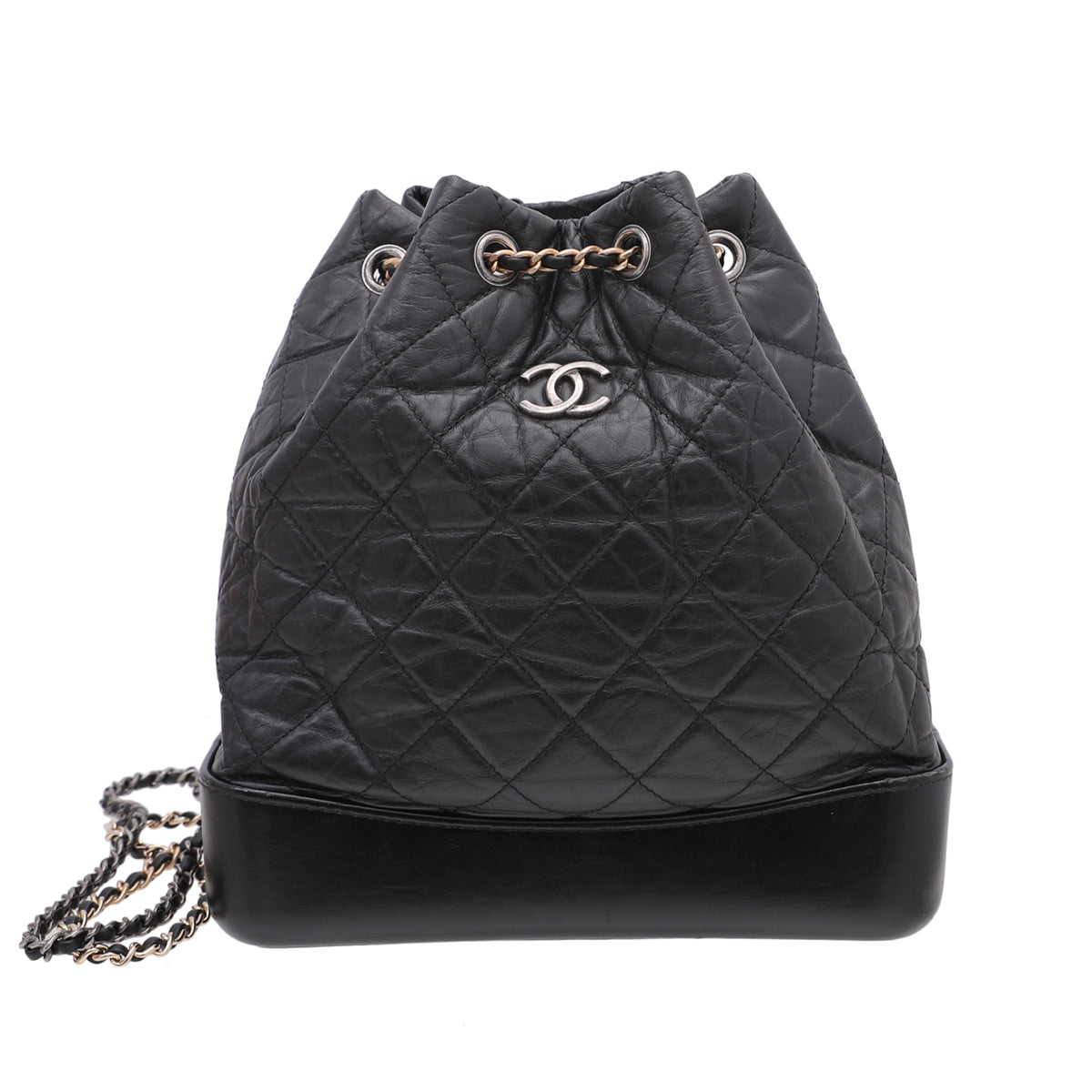 Chanel Black CC Gabrielle Small Backpack Bag – The Closet