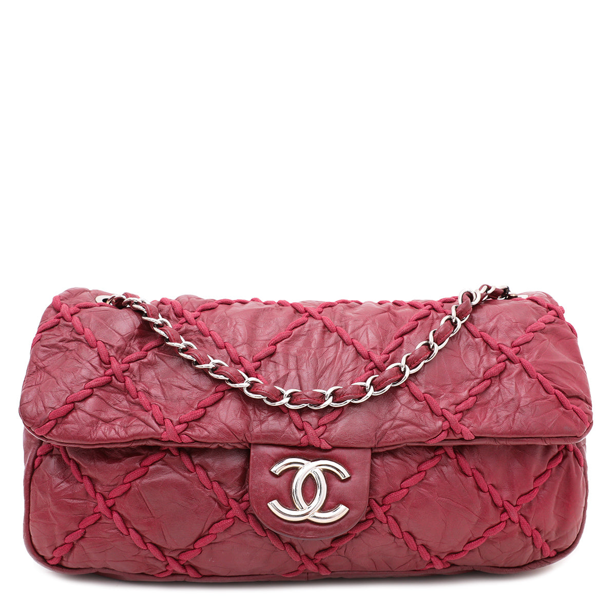 Chanel Burgundy CC Ultra Stitch Flap Bag – The Closet