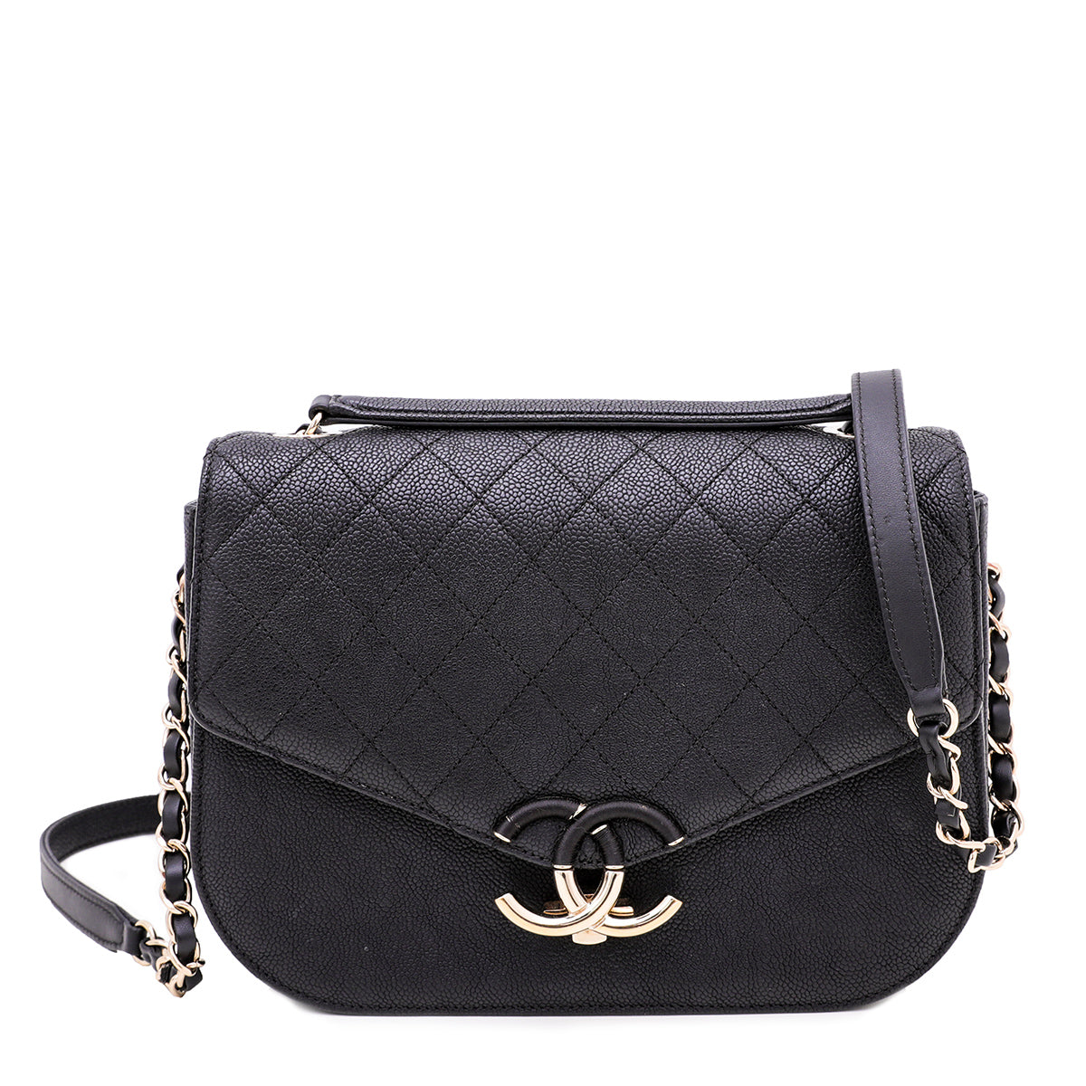 Chanel Black Coco Cuba Top Handle Medium Flap Bag – THE CLOSET
