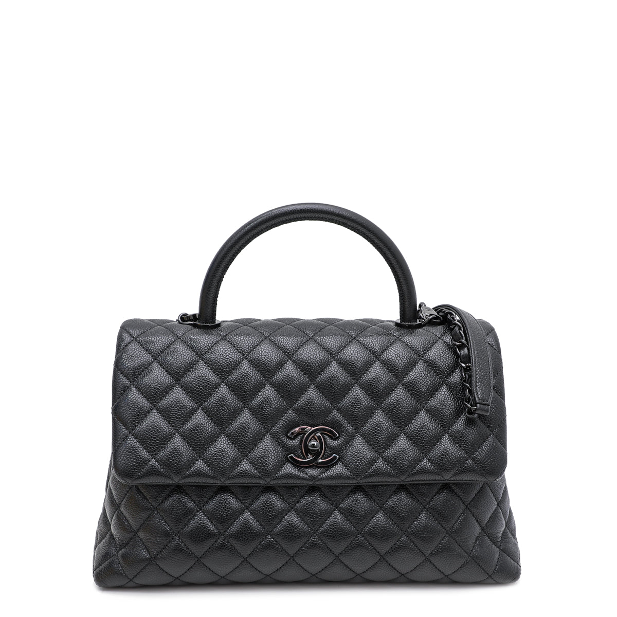 Chanel Black Coco Handle So Bag – THE CLOSET