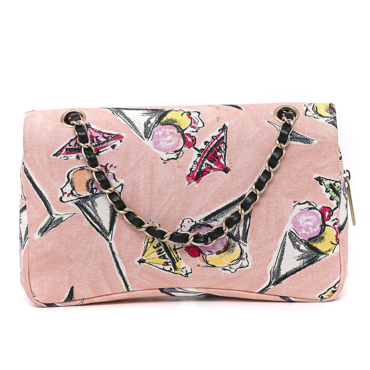 Chanel Pink Ice Cream Sundae Easy Flap Bag – THE CLOSET