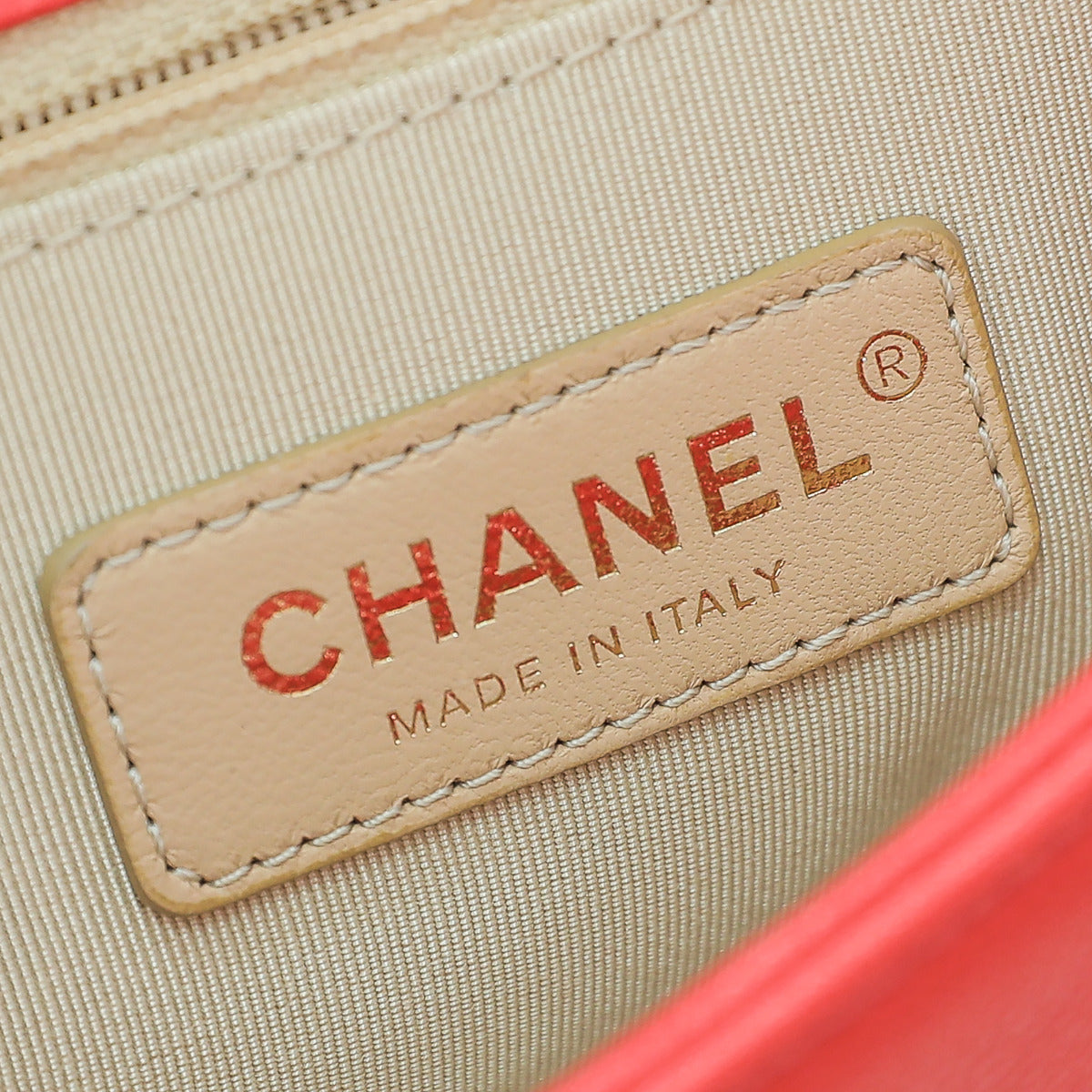Chanel Coral Label Click Flap Small Bag – THE CLOSET