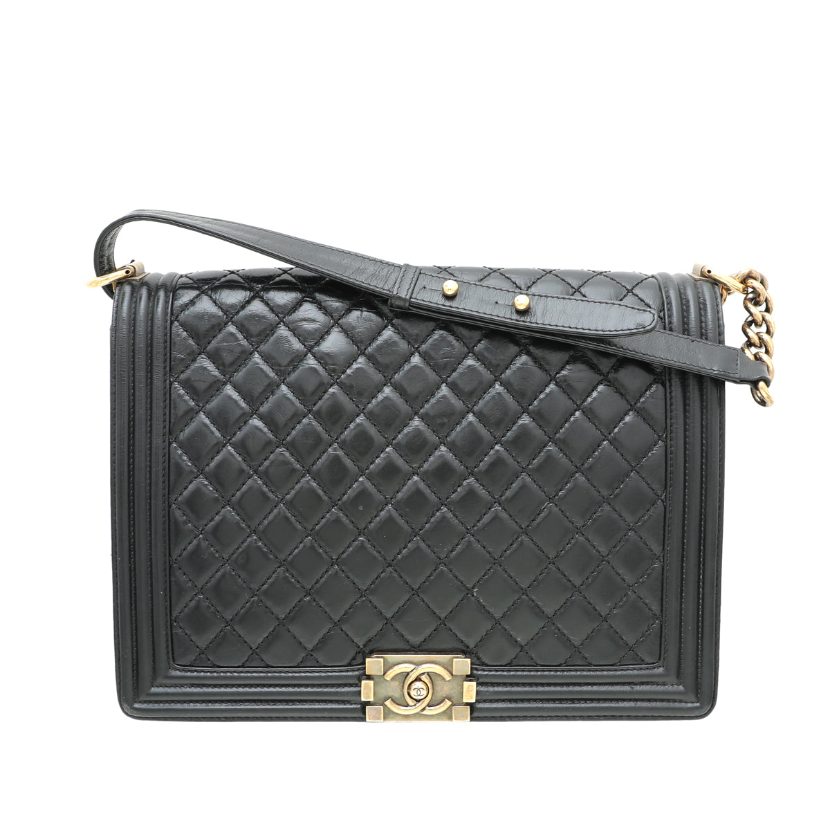 Chanel Black Le Boy Large Flap Bag – THE CLOSET