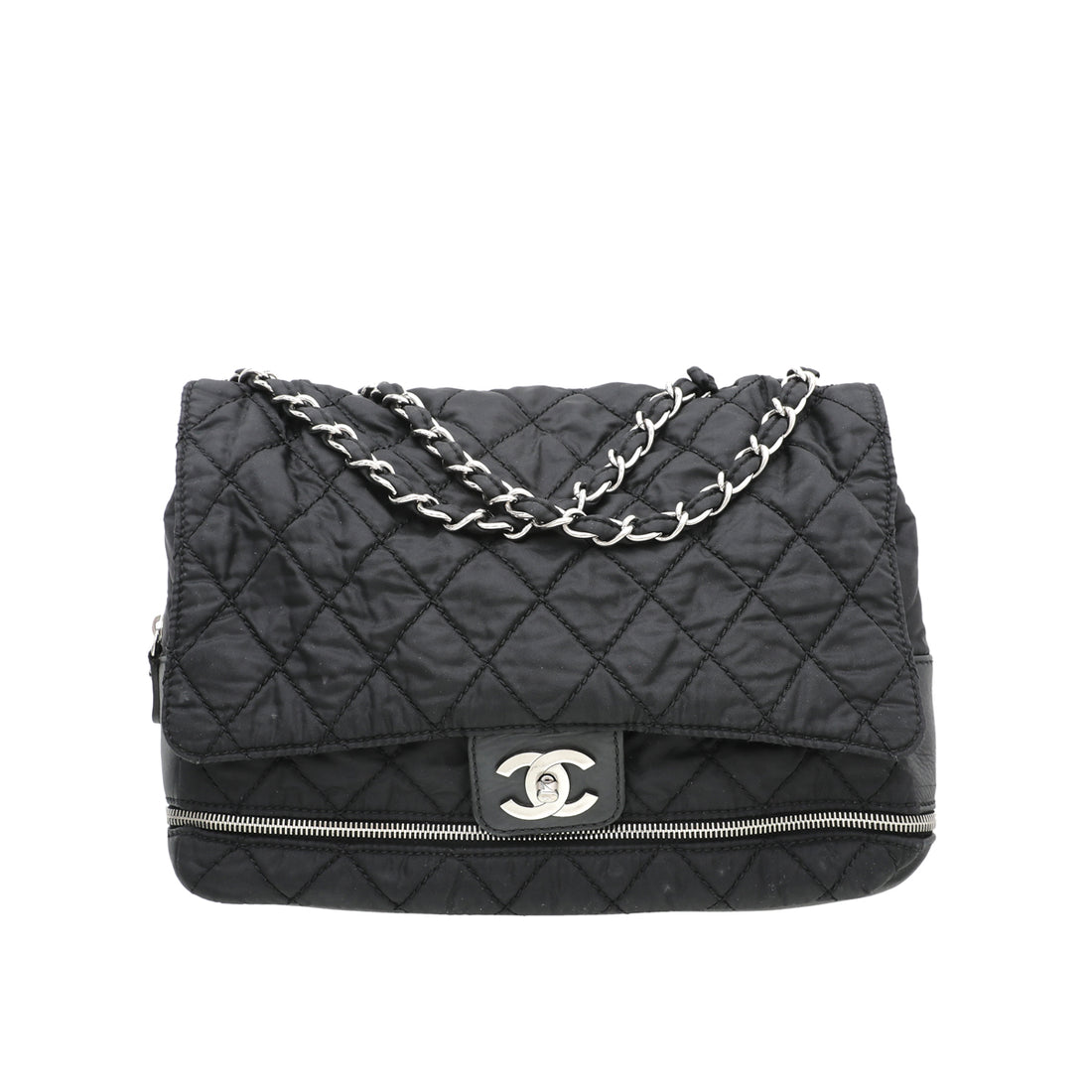 Chanel Black Nylon Expandable Ligne Flap Bag – THE CLOSET