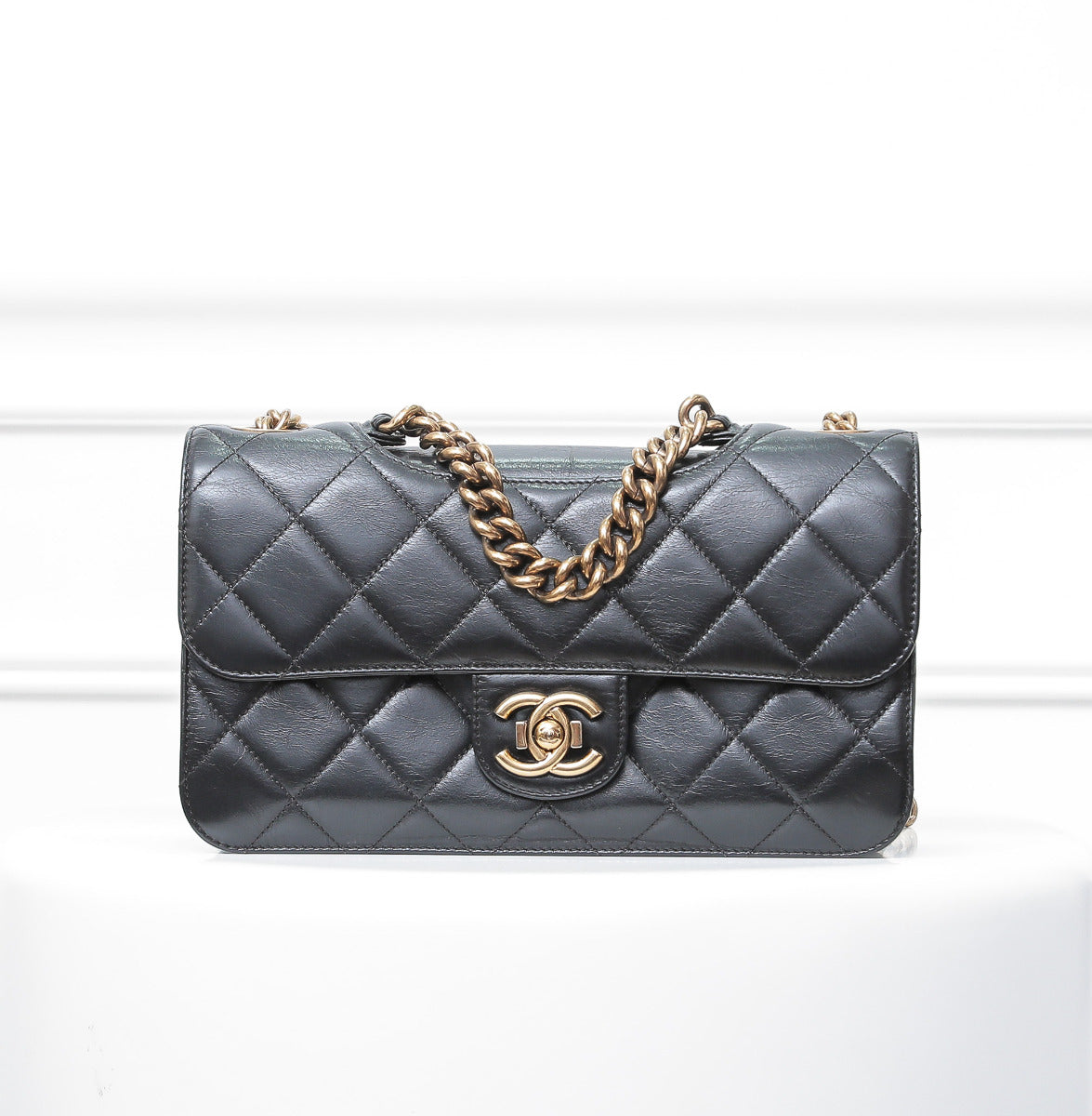 Chanel Black Perfect Edge Flap Small – THE CLOSET