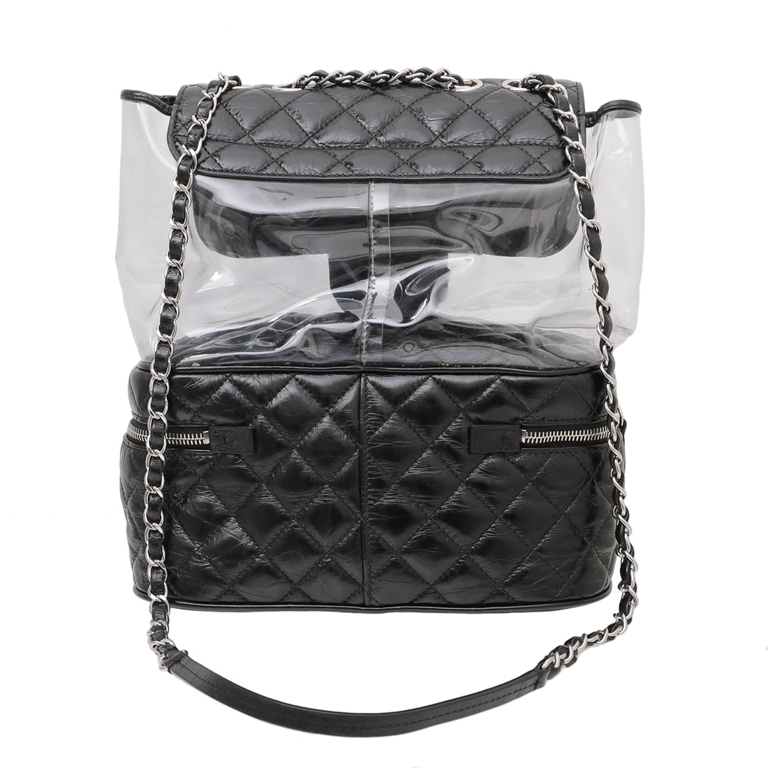 Chanel Black PVC Vanity Bag Large – THE CLOSET