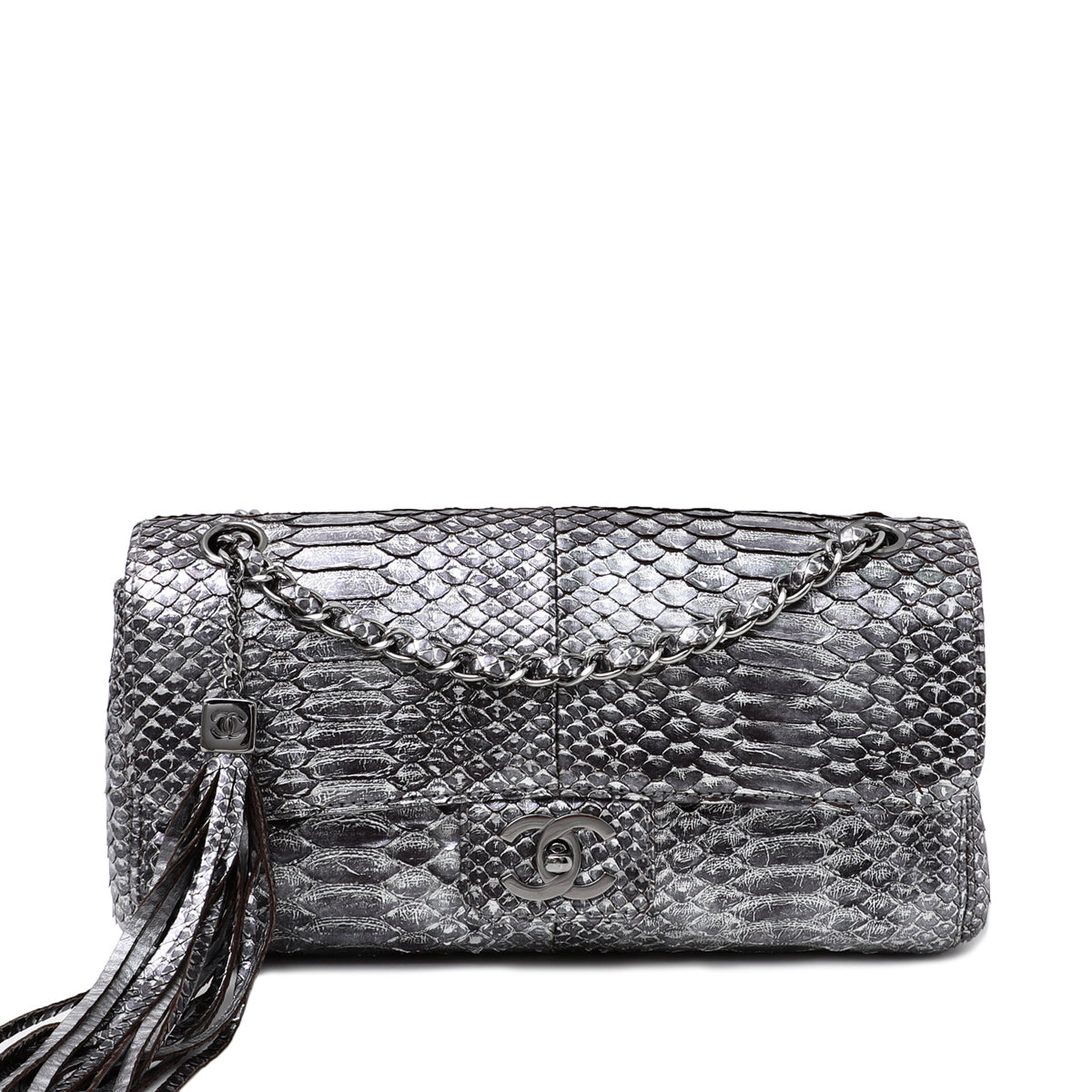 Chanel Metallic Python Soho Tassel Bag – THE CLOSET
