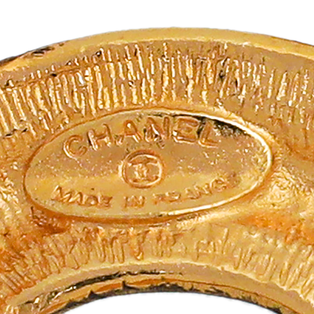 Chanel Gold Finish Vintage CC Quilt Pattern Brooch – THE CLOSET