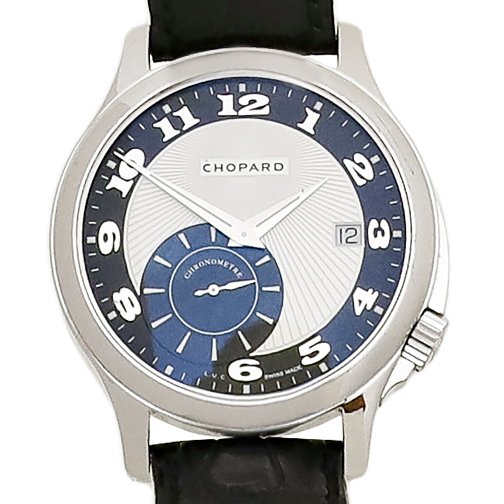 Chopard 18K White Gold Manufacture LUC Twist Watch – THE CLOSET