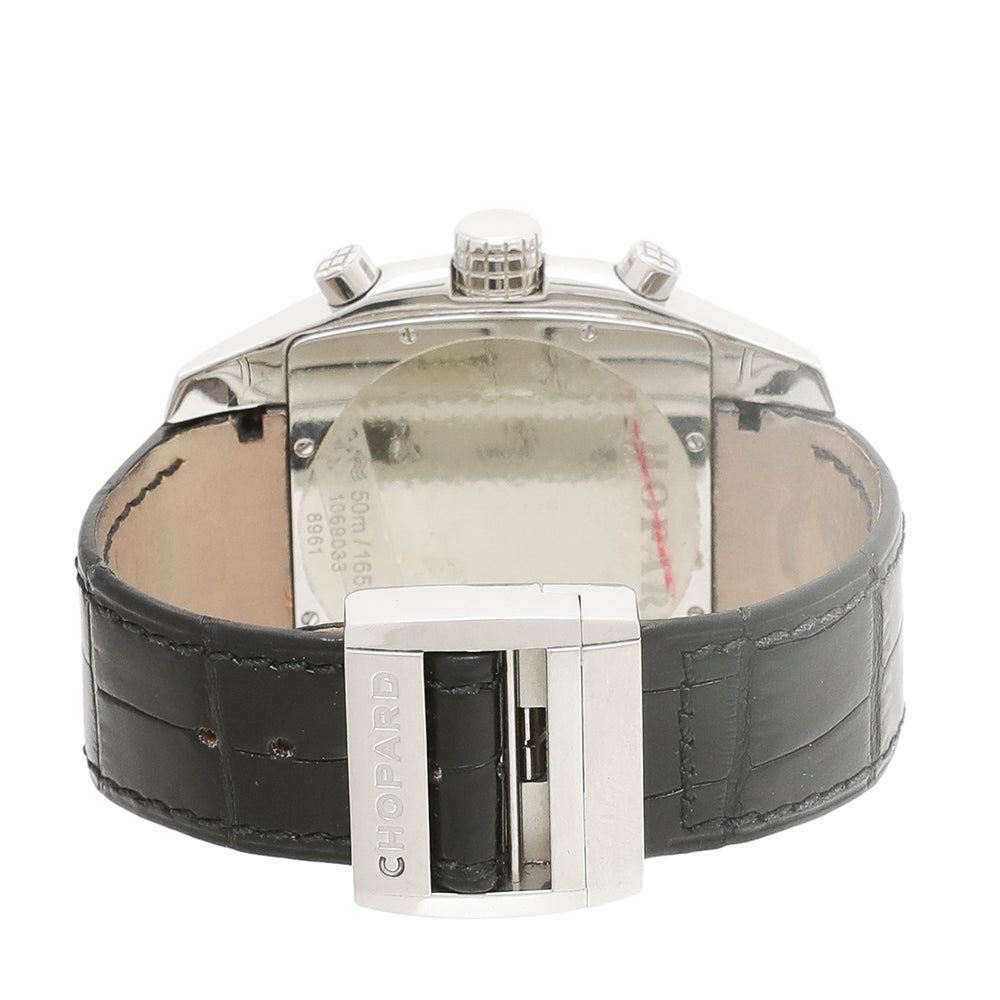 Chopard Steel Black Tycoon Two O Ten Chronograph Tachymeter Watch – THE ...