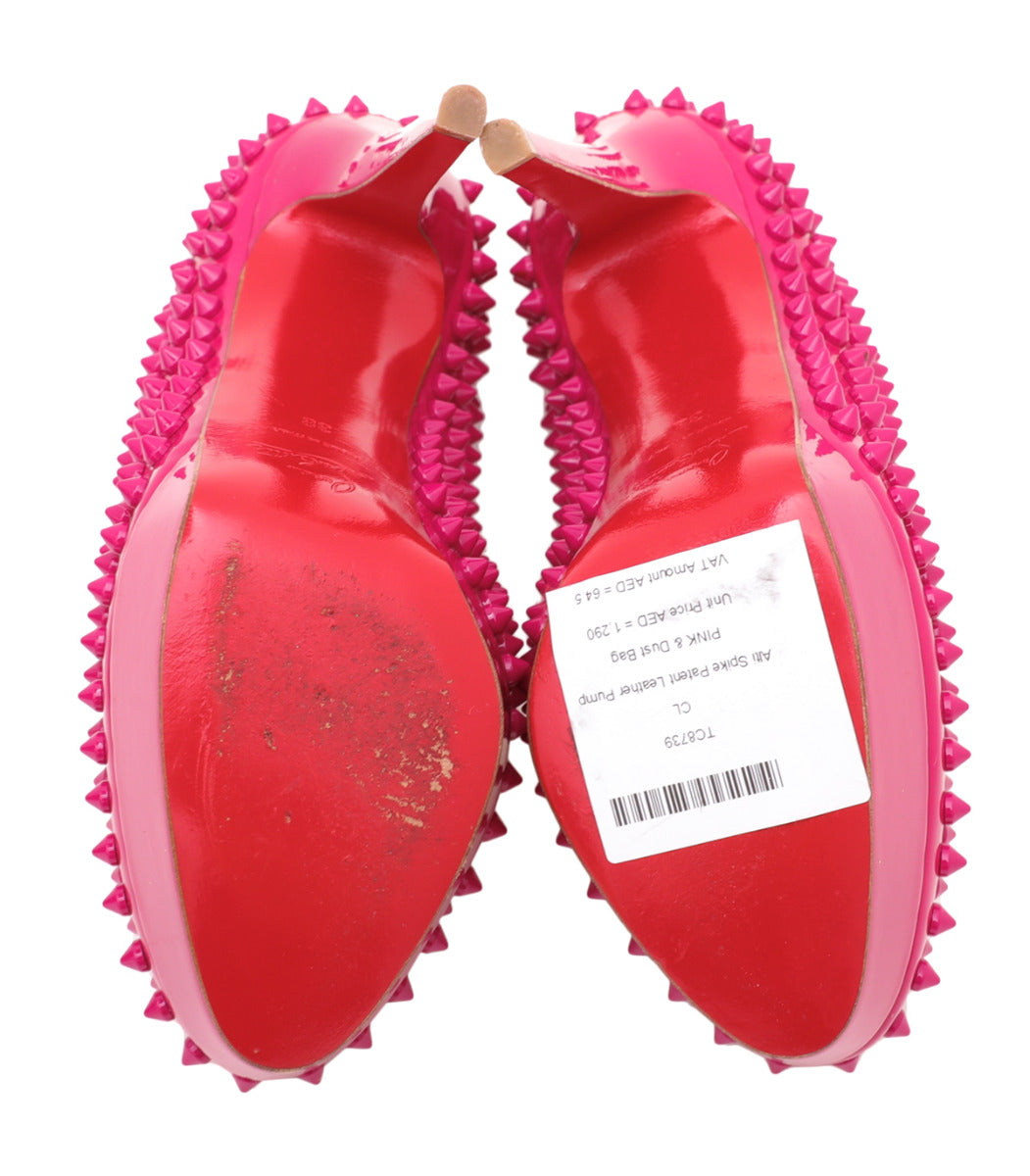 Christian Louboutin Pink Alti Spike Pump 38 – THE CLOSET