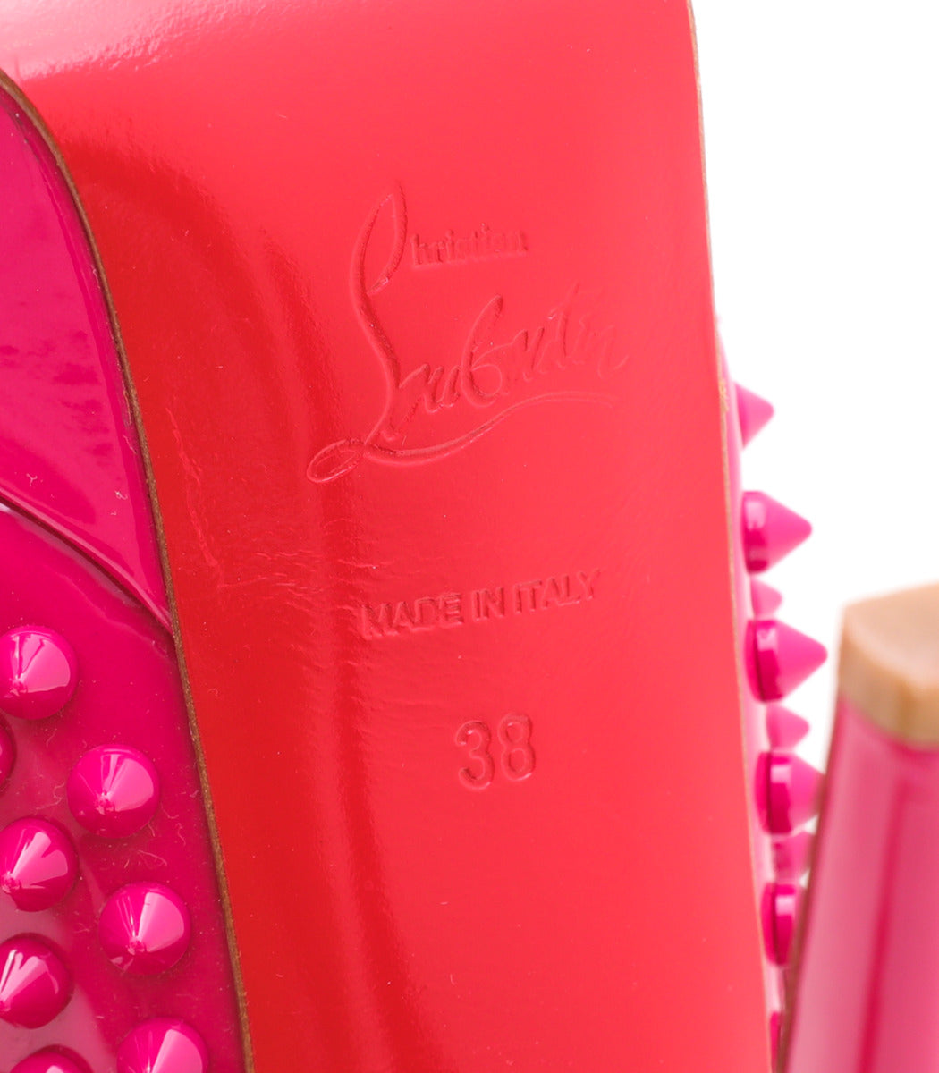 Christian Louboutin Pink Alti Spike Pump 38 – THE CLOSET