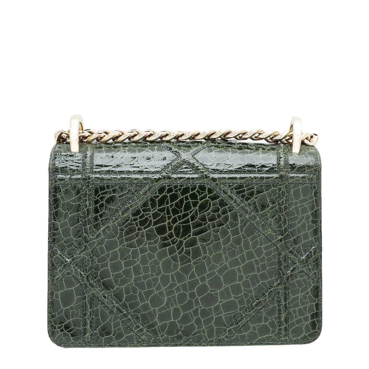 Christian Dior Green Ceramic Effect Deerskin Diorama Club Bag – THE CLOSET