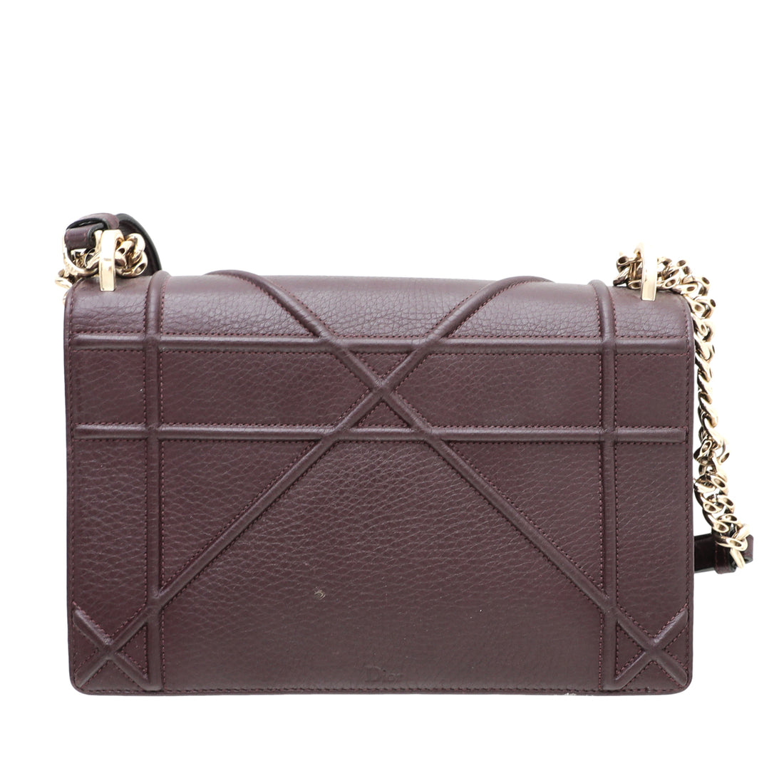 Christian Dior Burgundy Diorama Medium Bag – THE CLOSET
