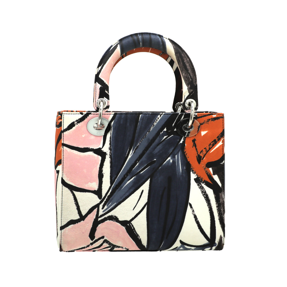 Christian Dior Multicolor Floral Graffiti Lady Dior By Raf Simons Bag ...