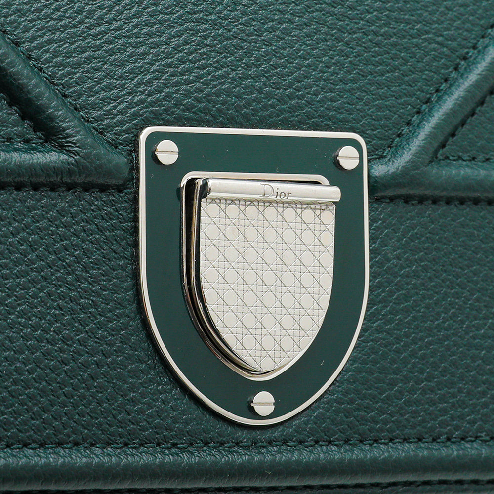 Christian Dior Forest Green Diorama Shoulder Bag – THE CLOSET
