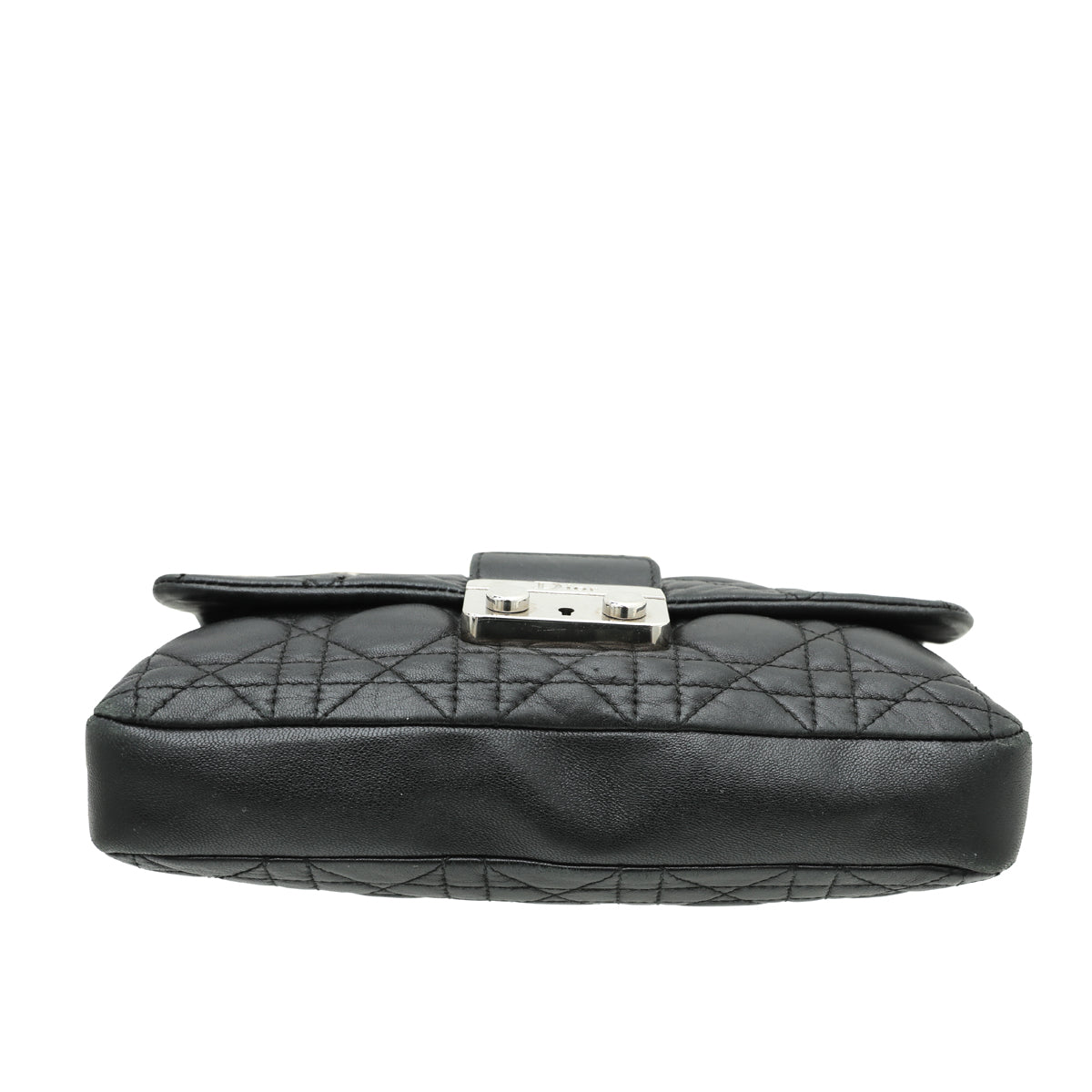 Christian Dior Black New Lock Cannage Chain Pouch – THE CLOSET