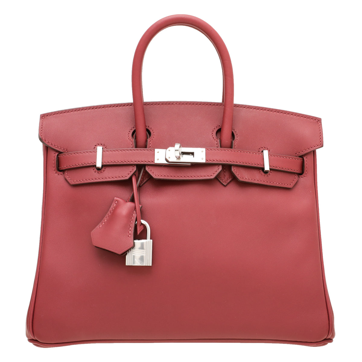Hermes Rouge H Swift Birkin 25 Bag – THE CLOSET