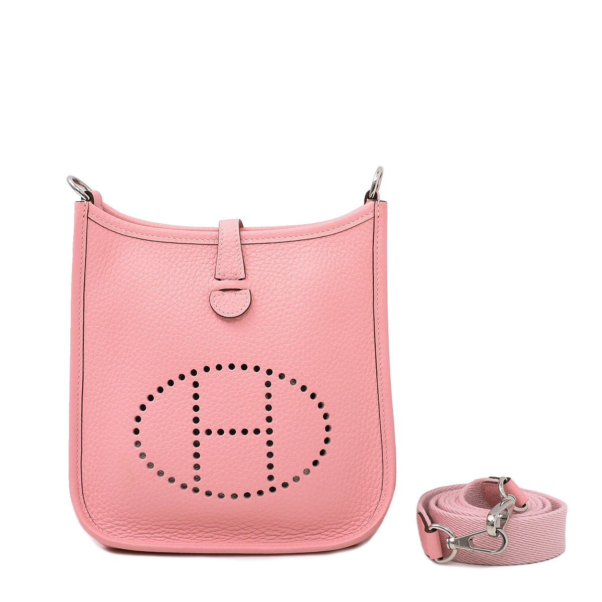 Hermes Bubblegum Pink Evelyne TPM Bag – THE CLOSET