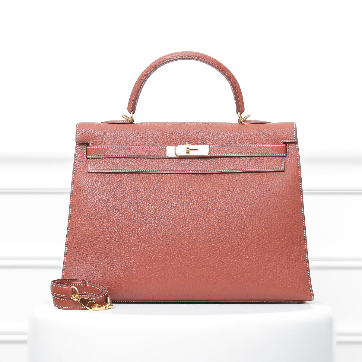 Hermes Brique Fjord Kelly Sellier 35 – THE CLOSET