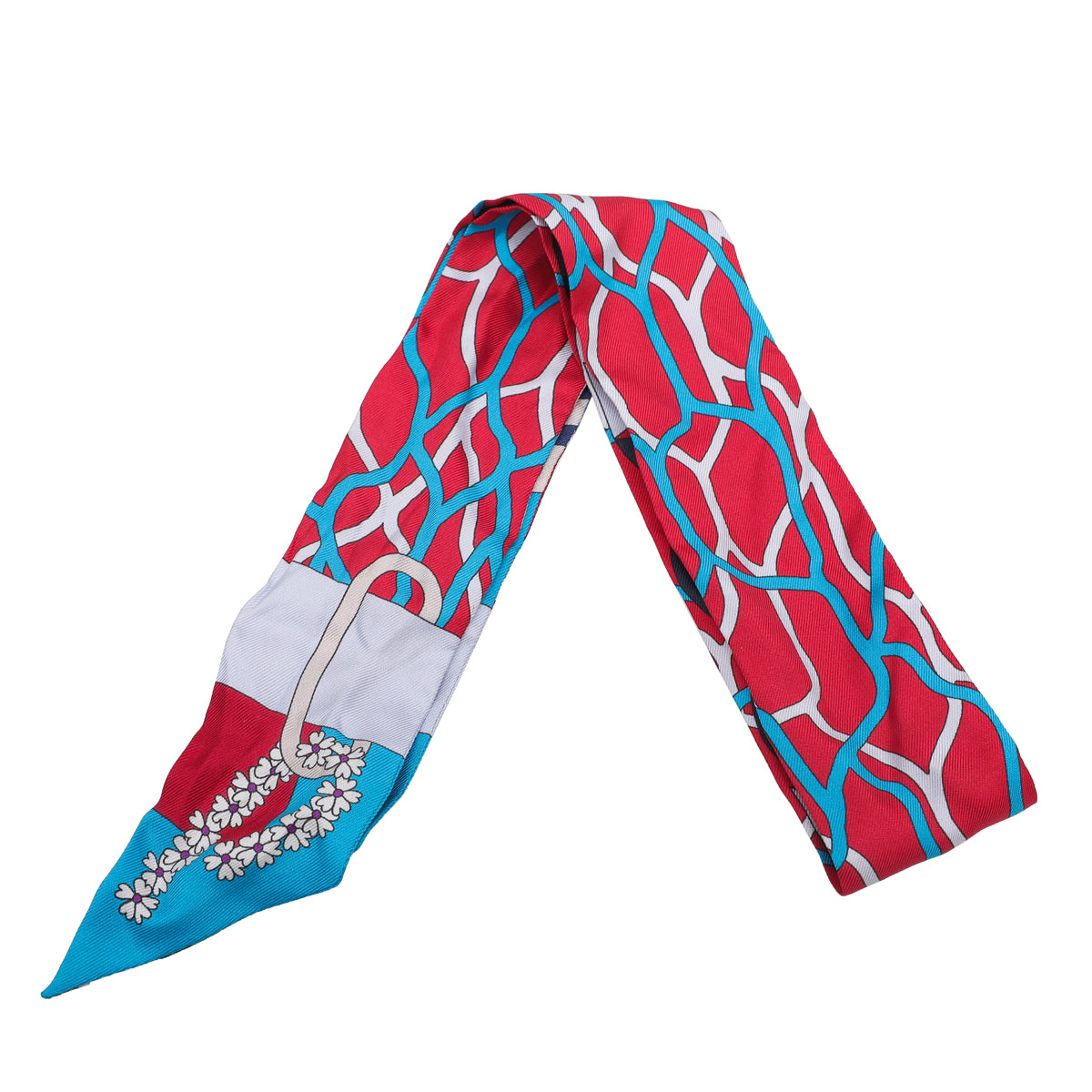 Hermes Multicolor Shadow Silk Twilly Scarf – The Closet